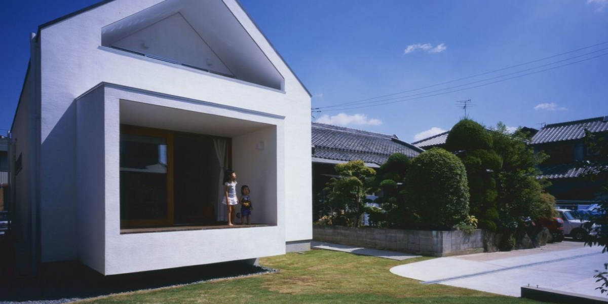 Nowoczesna stodoła w Fukai Horibe Associates - nowoczesna stodoła ...