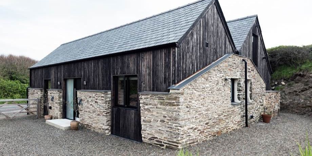 Skiber: Nowoczesna Stodoła z Drewna i Kamienia - nowoczesna stodoła ...