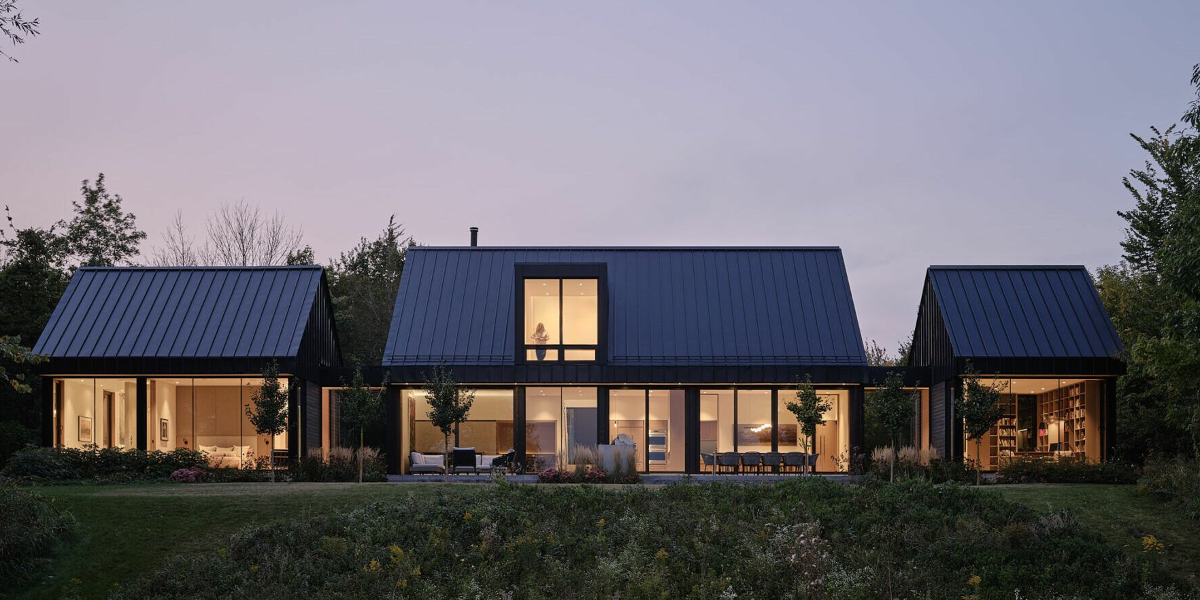 Triptych House: Nowoczesna Stodoła z Wizją - nowoczesna stodoła | inspiracje, projekty i budowa ...